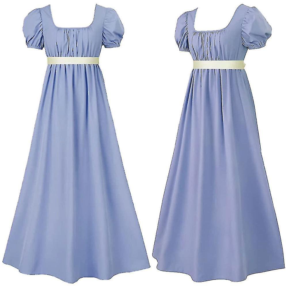 Victorian Tea Party Gown Jane Austen Inspired Dress For Women | Fruugo UK
