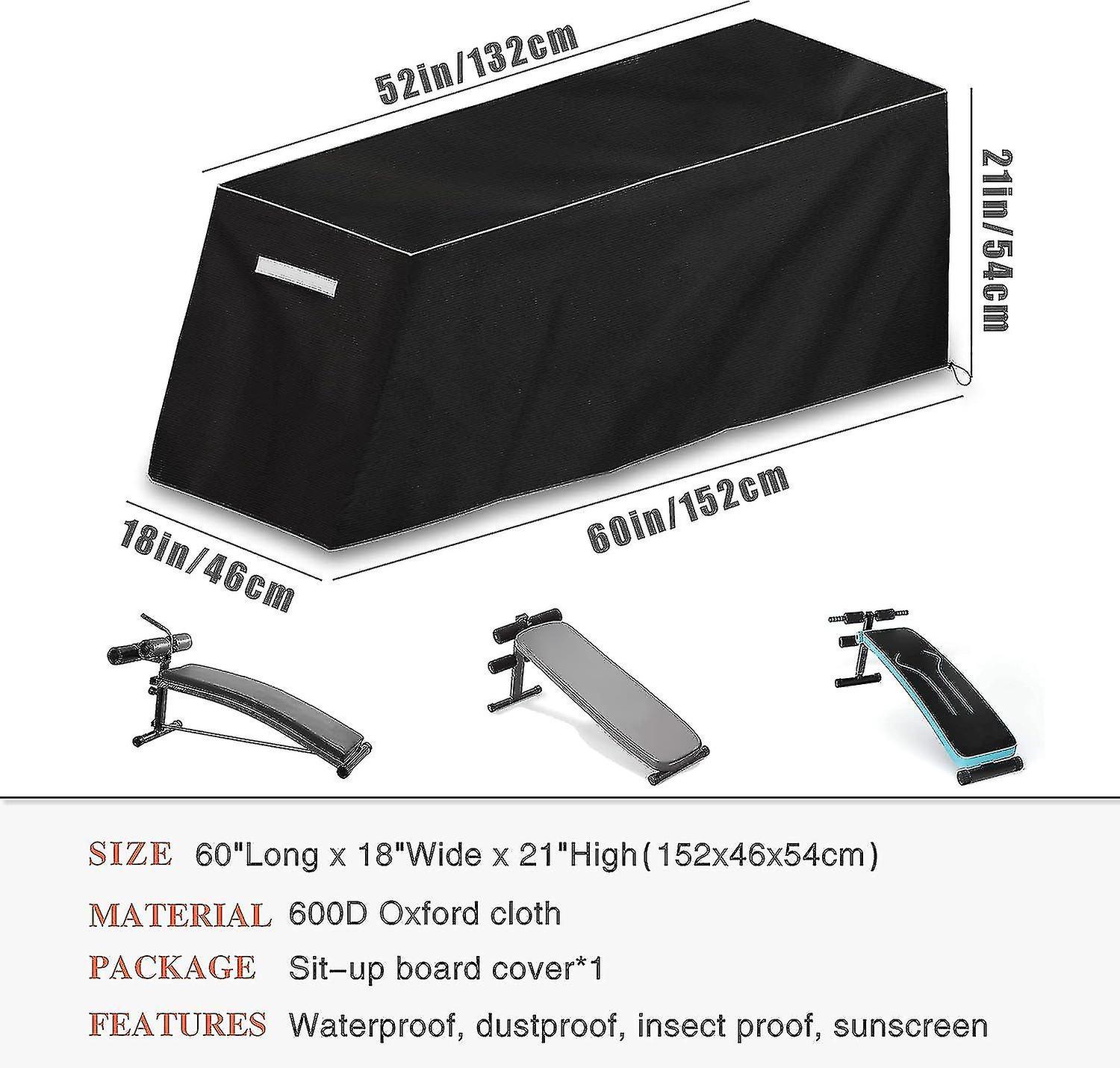 Sit-up Board Cover, Weight Bench Outdoor Waterproof Coversuitable For ...