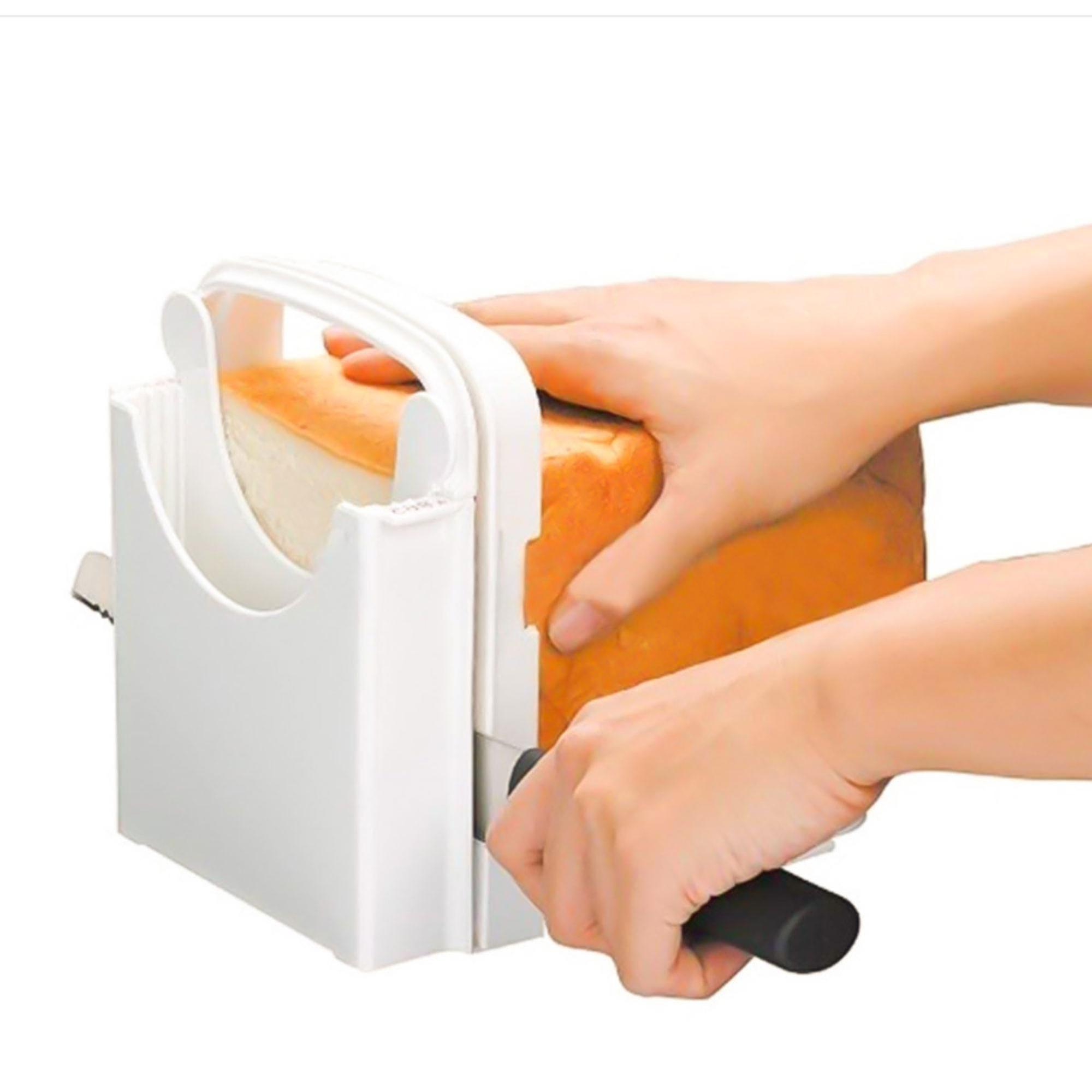 Bread Slicer, Foldable Bread Toast Slicer, Quick And Safe For Kitchen ...