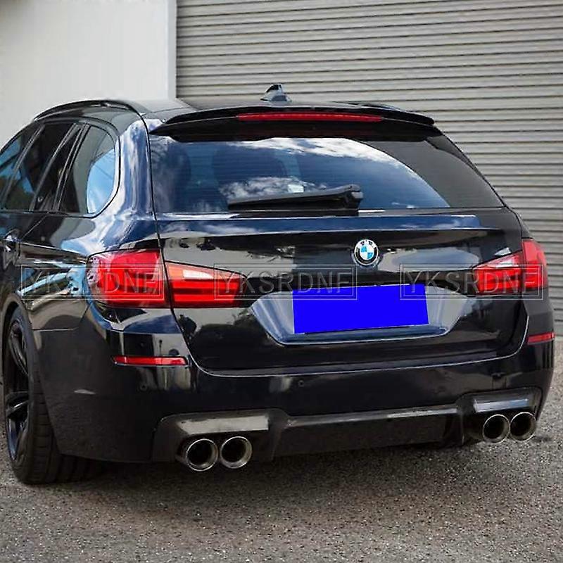 SPOILER CAP For BMW 5 F11 535i Msport 2010-2017 ABS Plastic Car Wing ...