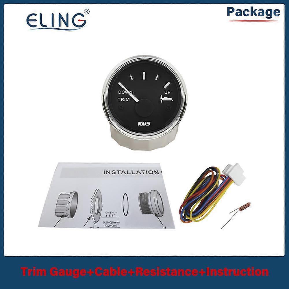 KUS 52mm Marine Boat Trim Gauge Indicator DOWN-UP for Vehicle Generator ...