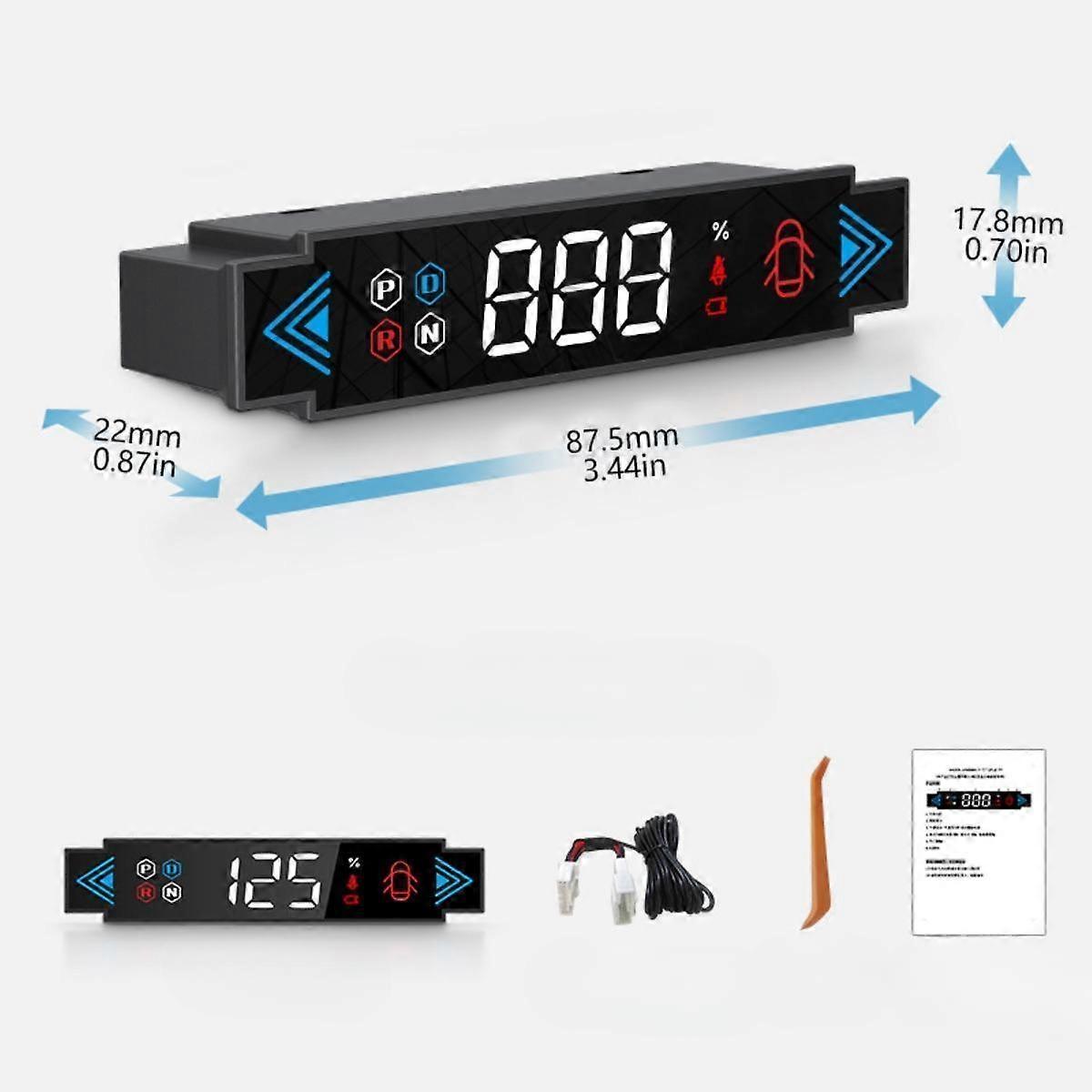 LCD HUD Display Dashboard Monitors Replacement for Tesla Model 3 Model ...