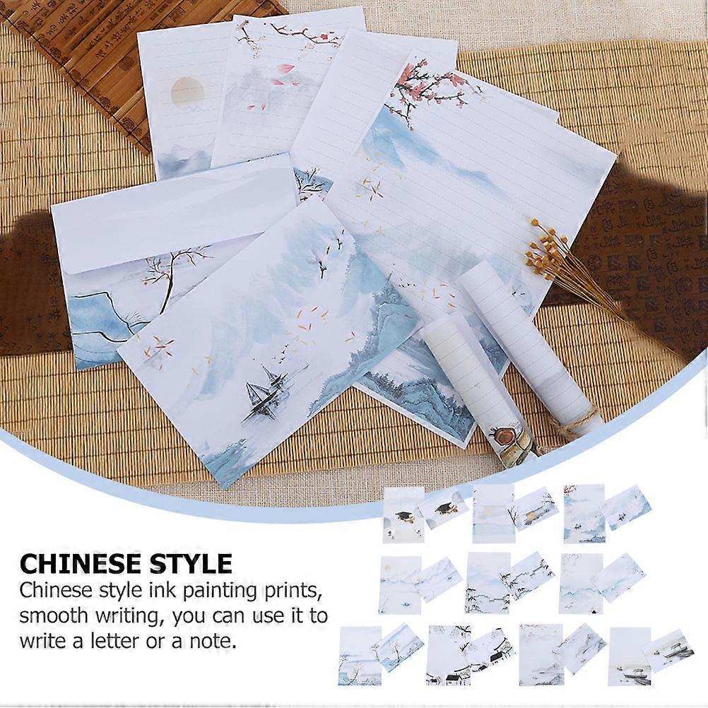 10 Sets Envelope and Stationery Letter Papers Writing Stationery ...