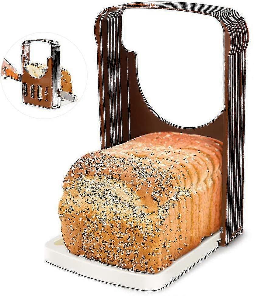 Bread Slicing Machine, Folding Adjustable Bread Slicer, Fast Slicing ...