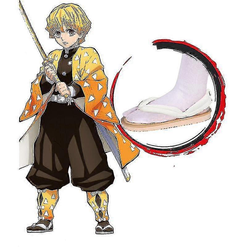 Anime Demon Slayer Cosplay Shoes Kimetsu No Yaiba Kamado Clogs Sandals ...