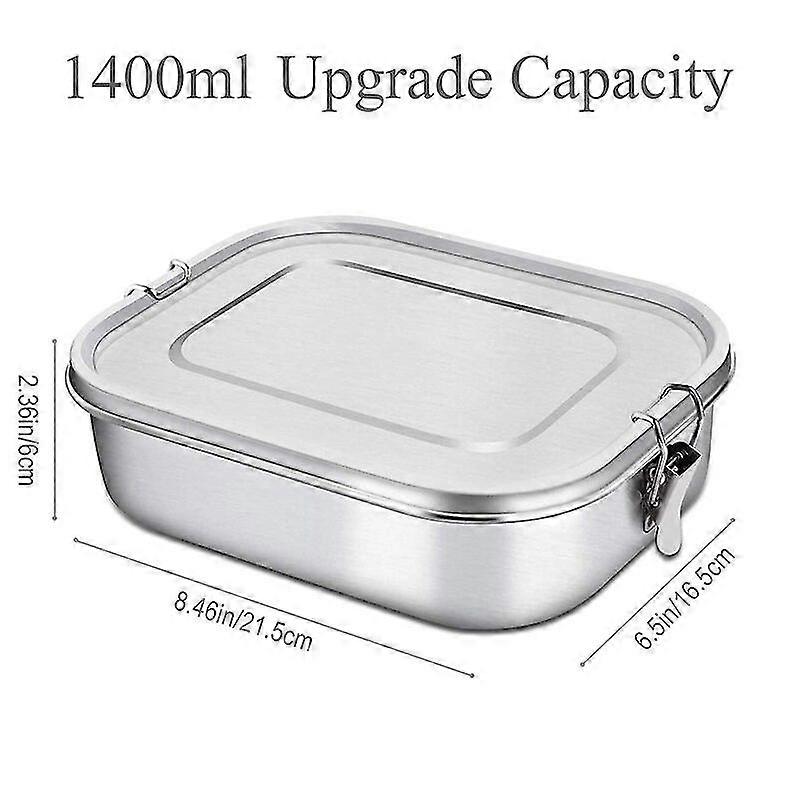 Bento Box Lunch Container Stainless Steel 3-Compartment Bento Lunch Box ...