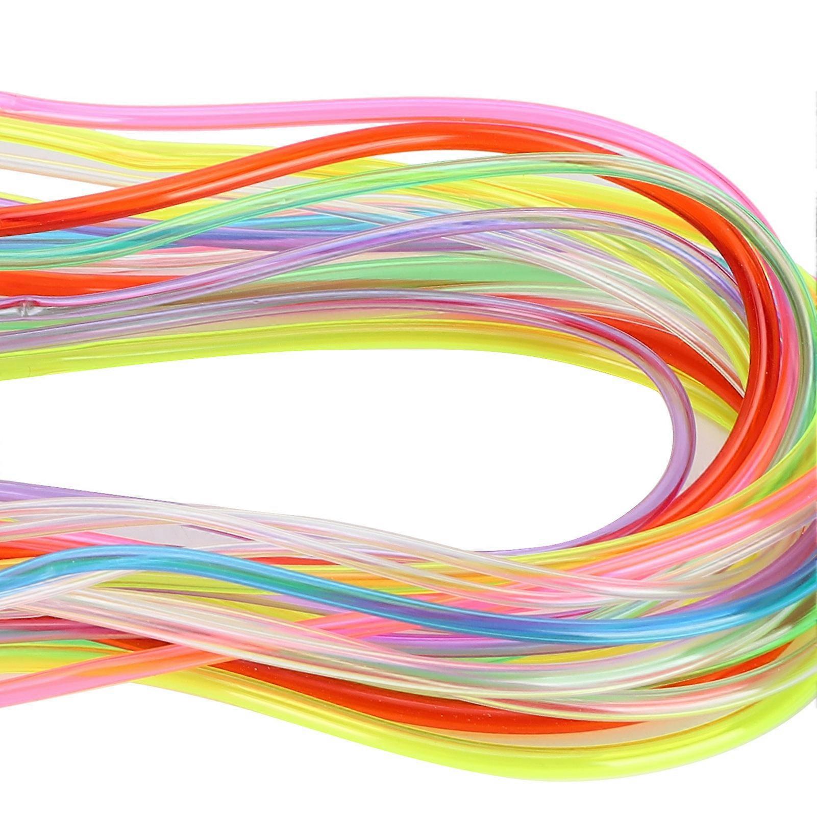 18Pcs Circular Needle DoublePoint Bamboo Color Flexible Tube Connection ...