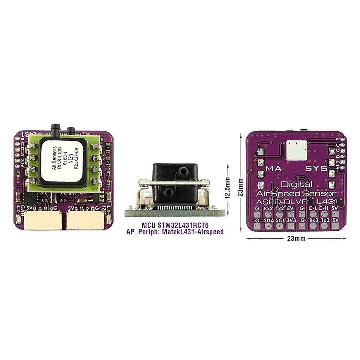 For ASPD-DLVR DIGITAL AIRSPEED SENSOR for RC FPV Racing Freestyle ...