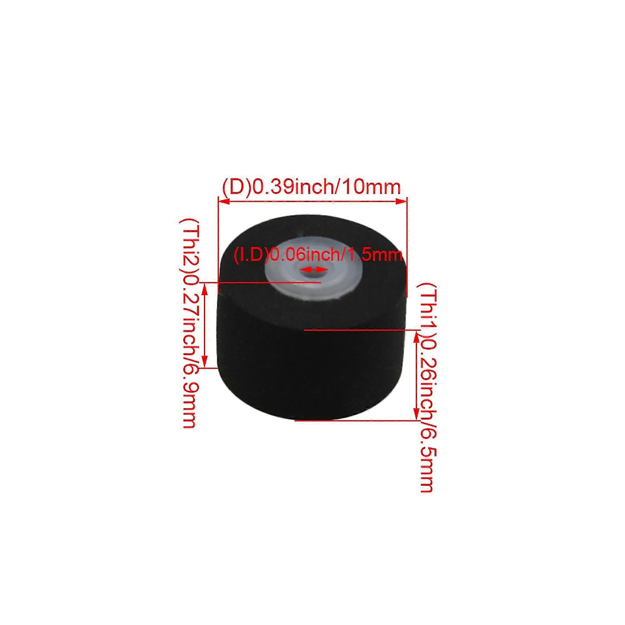 30x Pinch Roller Audio Belt Pulley Tape Recorder Wheel 10x6.5x1.5mm ...