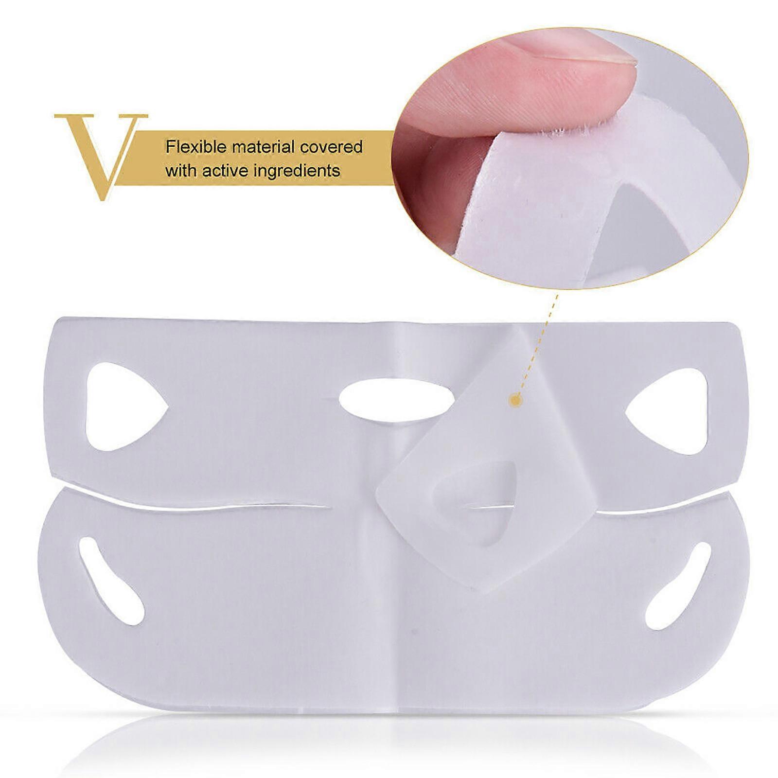 Facial Mask V Shape Face Mask Lifting Firming Burn Double Chin V line ...