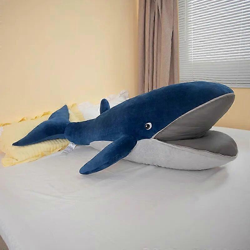 Blue Whale Doll Plush Toy Soft Aquatic Animal Plushie BLAVINGAD Mouth ...