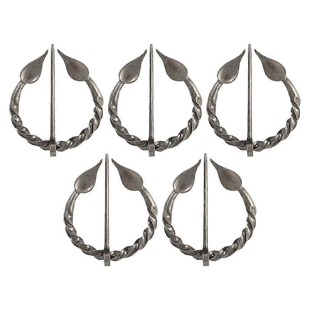 5Pcs Vintage Viking Brooch Norse Fibula Penannular Buckle Clasp Cloak ...
