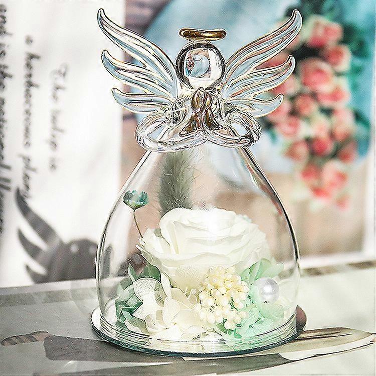 Glass Angel Gift with Necklace - Birthday Thank You Gift for Female ...
