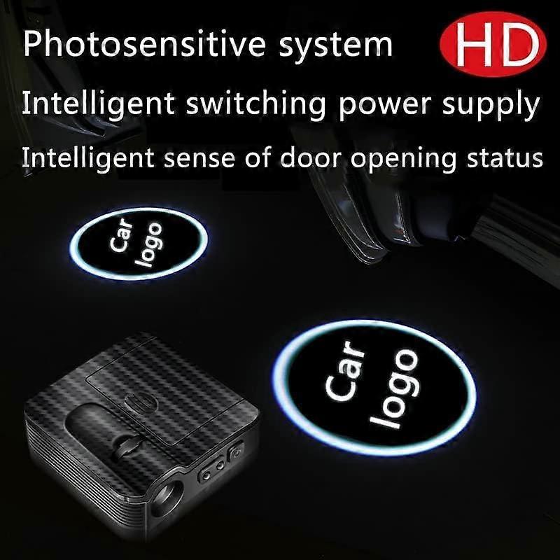 Car LED Door Light Logo Projector Automobile Brand Logo Car Door Lights ...