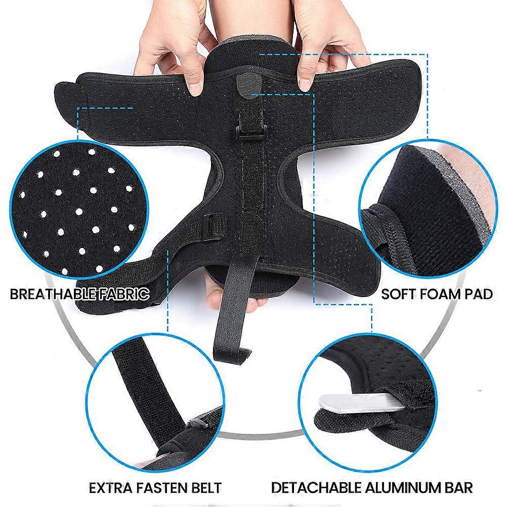 Adjustable Plantar Fasciitis Night Splint Foot Drop Orthotic Brace ...