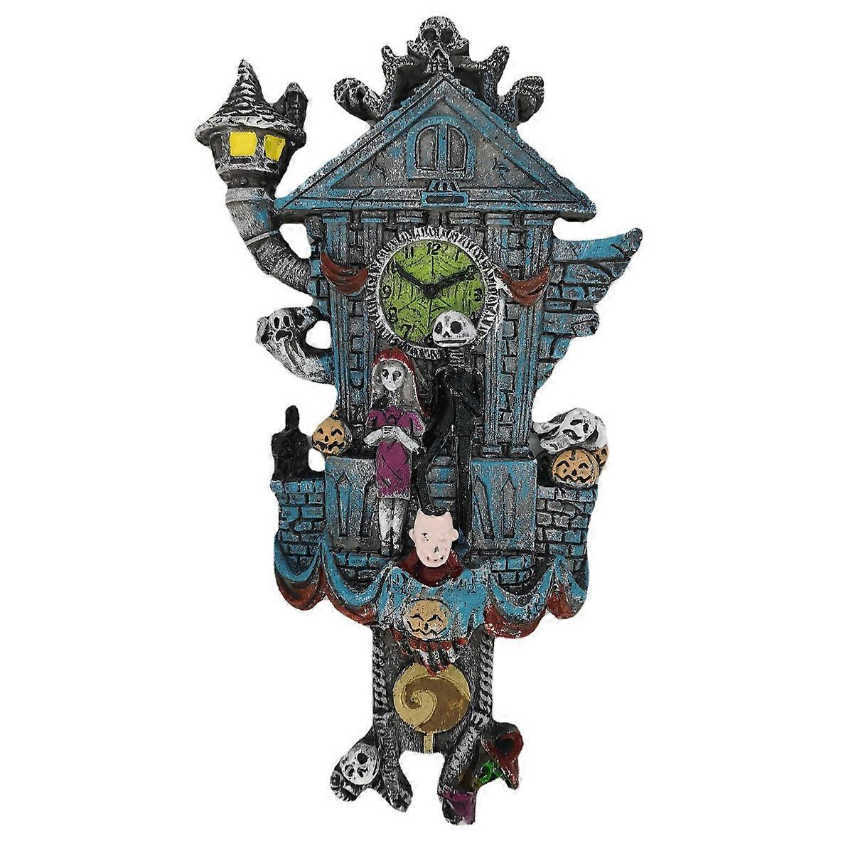 Quartz Movement Clock, Tim Burton Design Resin Non-functional Halloween ...