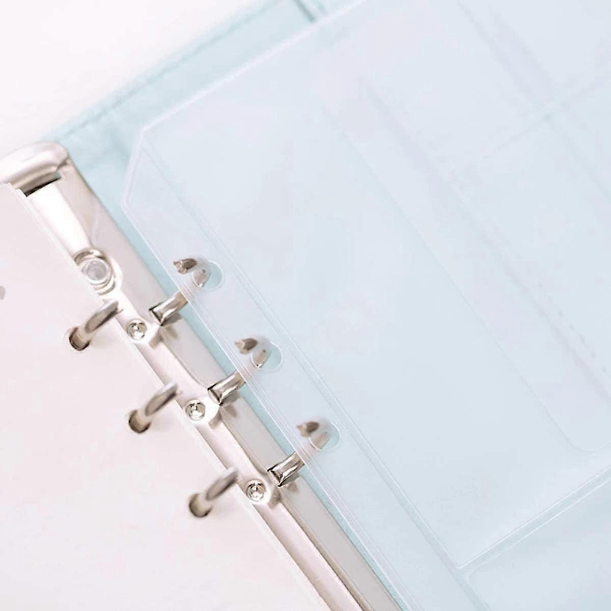 12 Pcs A5 Binder Pockets Binder Zipper Folders for 6-Ring Notebook ...