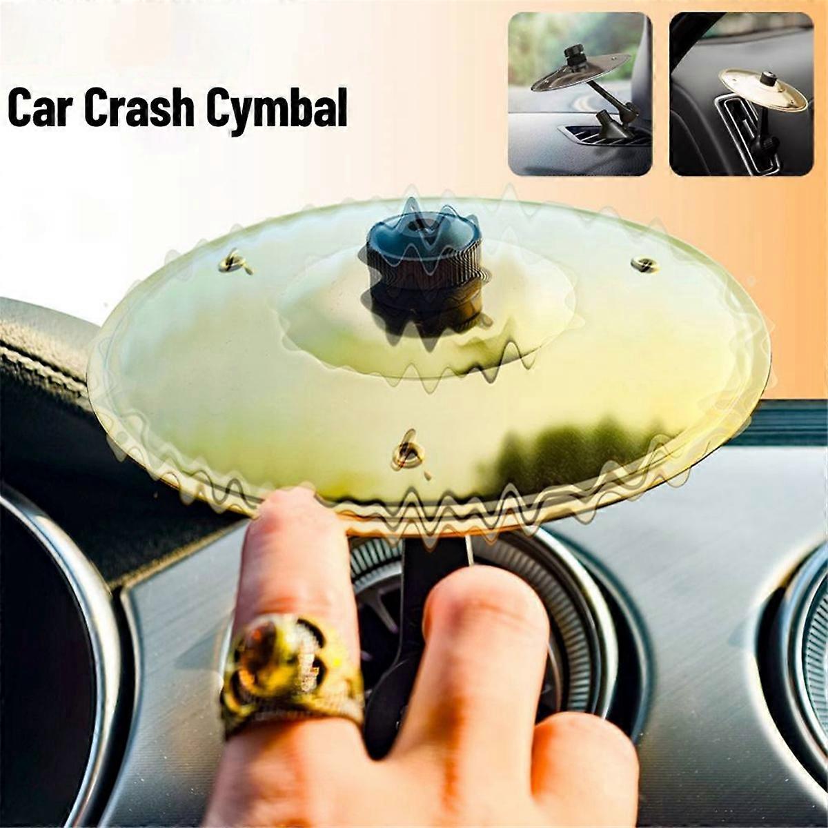 3PCS Hand- Car Crash Cymbal for Vehicles Gold | Fruugo UK