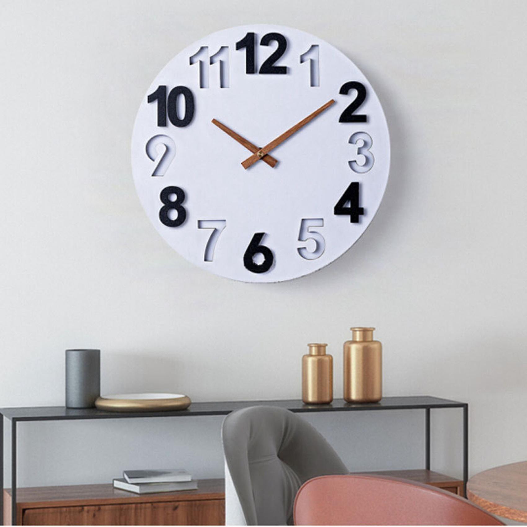 Diy Silent Quartz Movement Mechanism Wall Clock 20mm Hands Clock For 12 ...