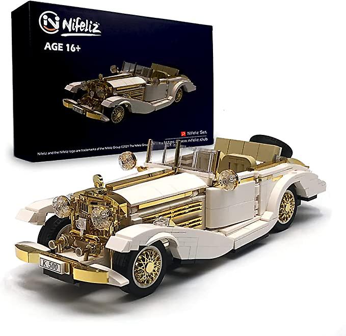Retro Sports Car K500 Moc Building Blocks And Construction Toy, Adult ...