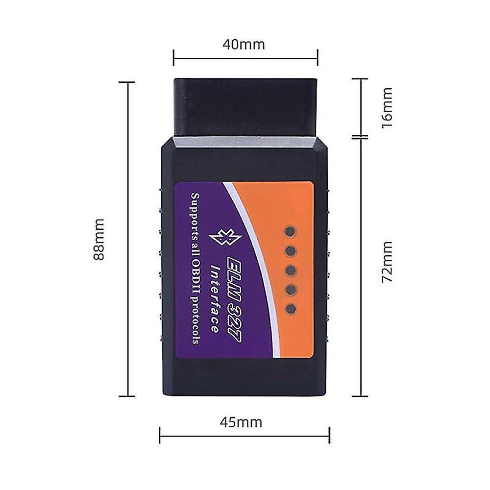 Mini Obd2 Bluetooth Scanner Bluetooth Pro Obdii Obd2 V2.1 Obd Værktøj ...