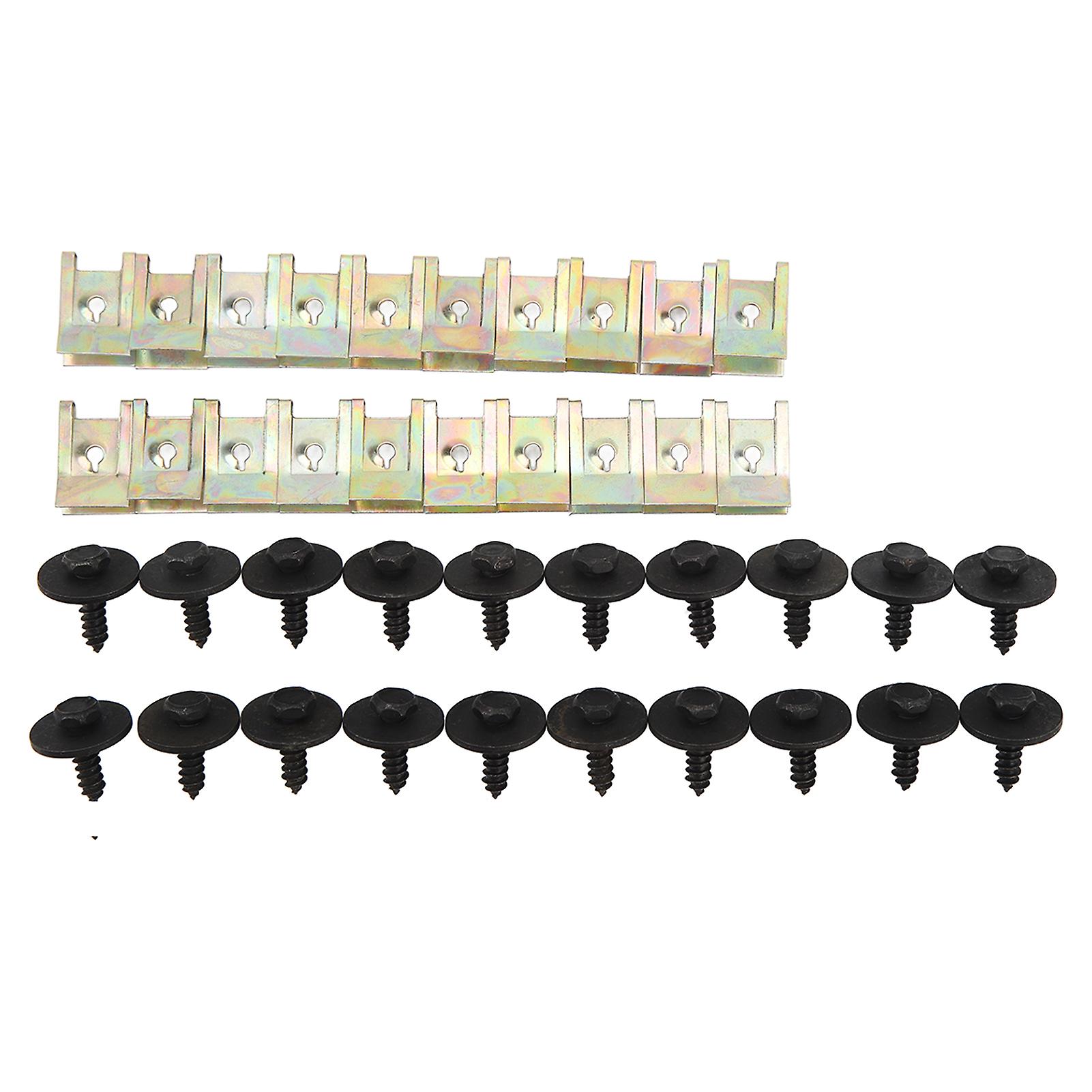 40 Pcs Engine Undertray Shield Panel Clips Under Gearbox Cover Panel ...
