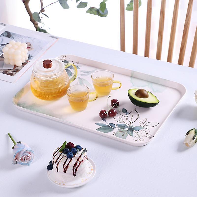 Snack Tray Floral Design Heat Resistant Display Melamine Cherry Blossom ...