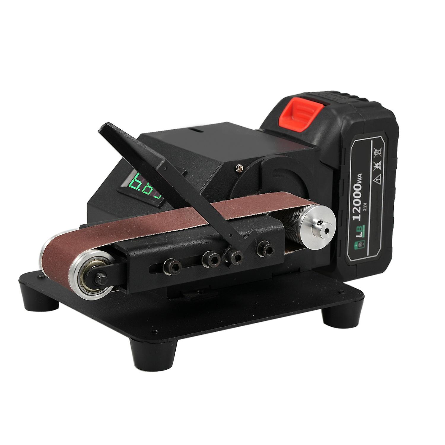 350W Mini Belt Sander Electric Bench Grinder Sanding Machine Stepless ...