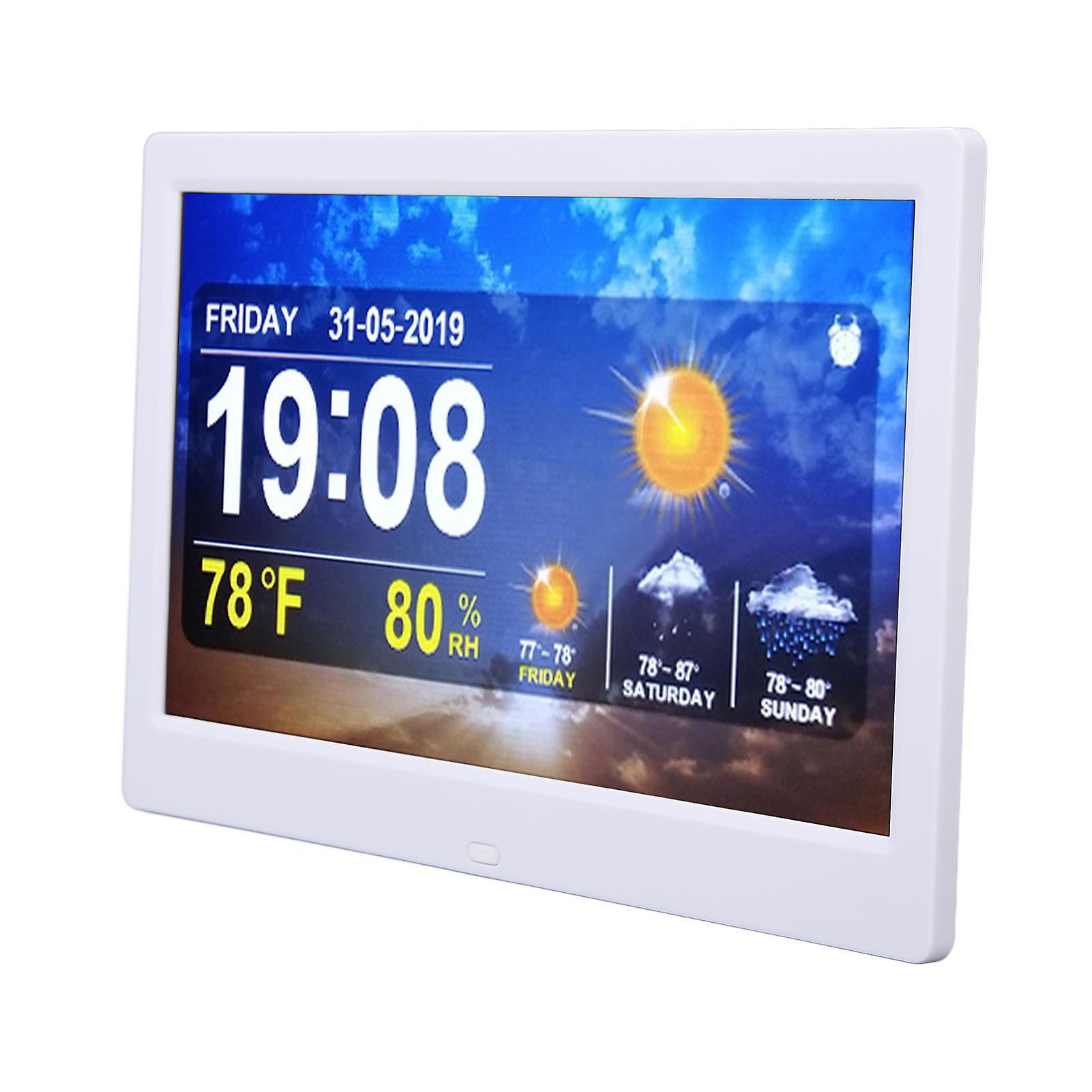 Weather Clock with WIFI 10in Color Display Date Time Temperature ...