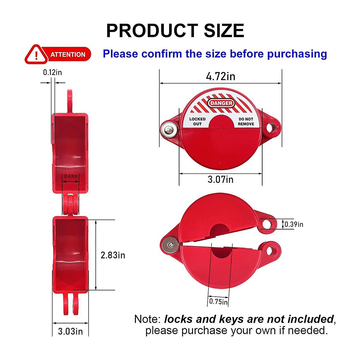 Outdoor Faucet Lock with Safety Padlock - Water Spigot Lock, Hose Bib ...