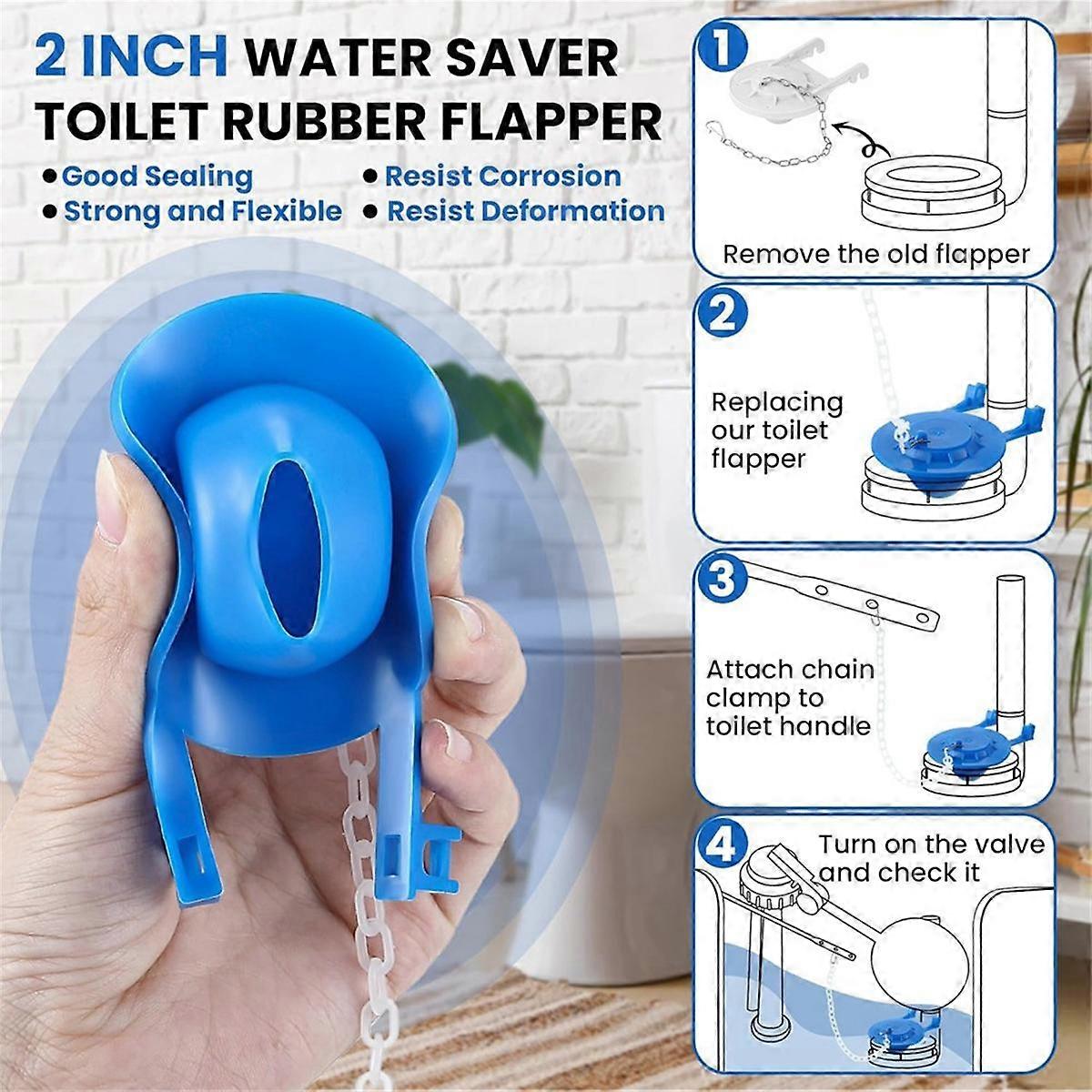 Toilet Tank Replacement Kit, Toilet Float Valve Replacement Kit 2 Inch ...