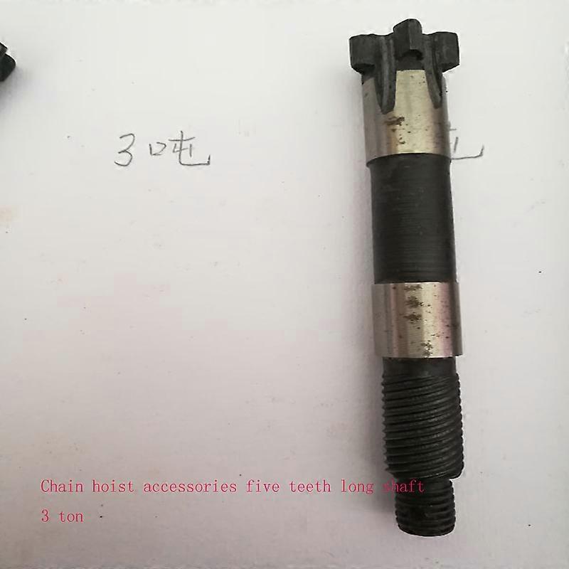 Chain Hoist Accessories Five-tooth Long Shaft Gear Shaft Reverse Chain ...