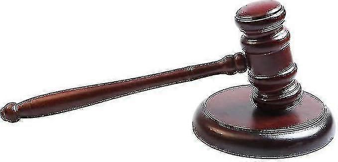 Wooden Gavel And Sound Block Set Wood Gavel And Round Hammer Sound ...