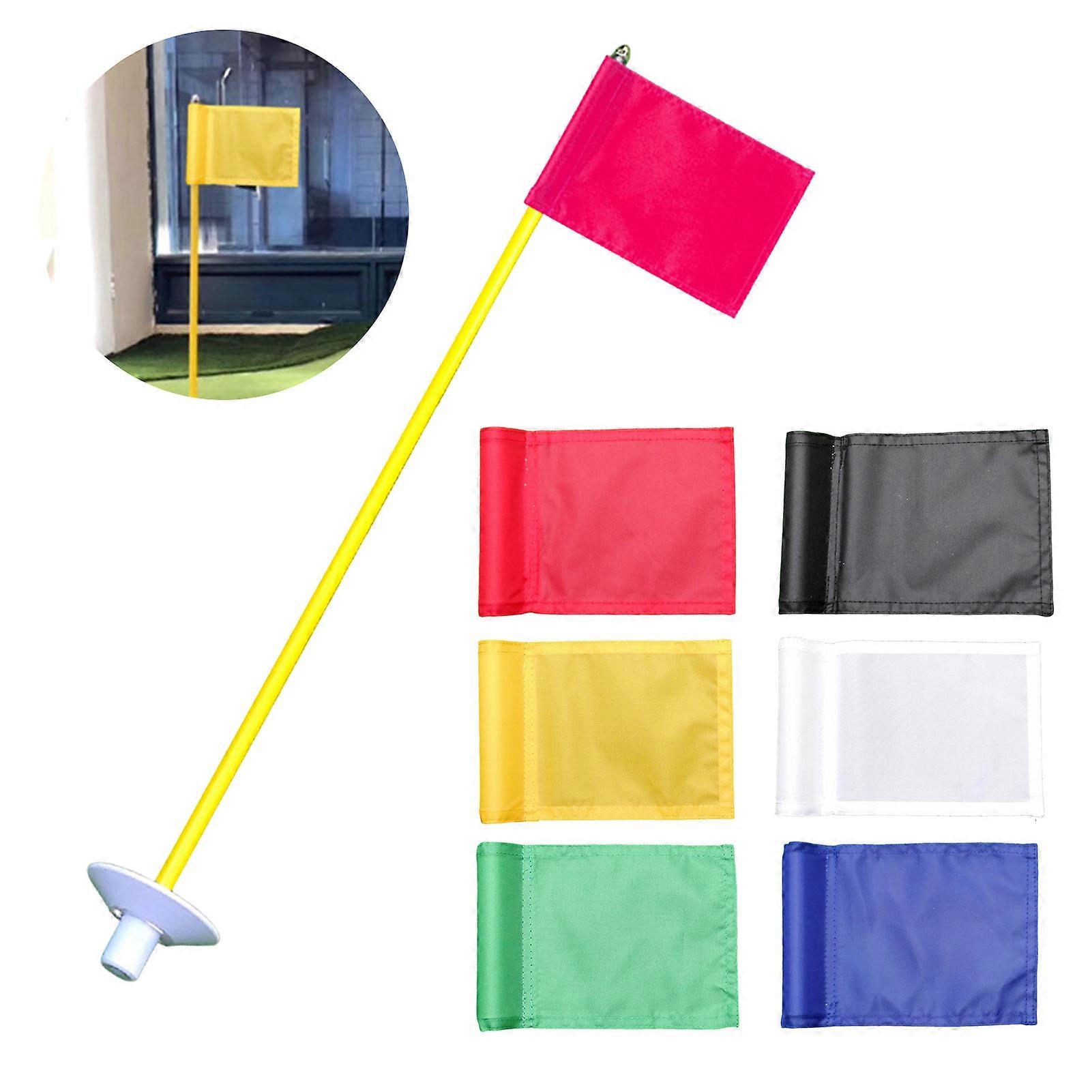 Golf Flag Nylon Golf Target Flag with Tube Mini Pin Flags Inserted ...