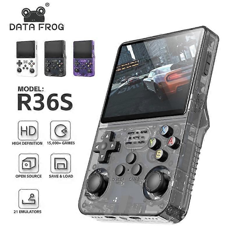 R35S Plus R36S Retro Handheld Video Game Console Linux System 3.5 Inch ...