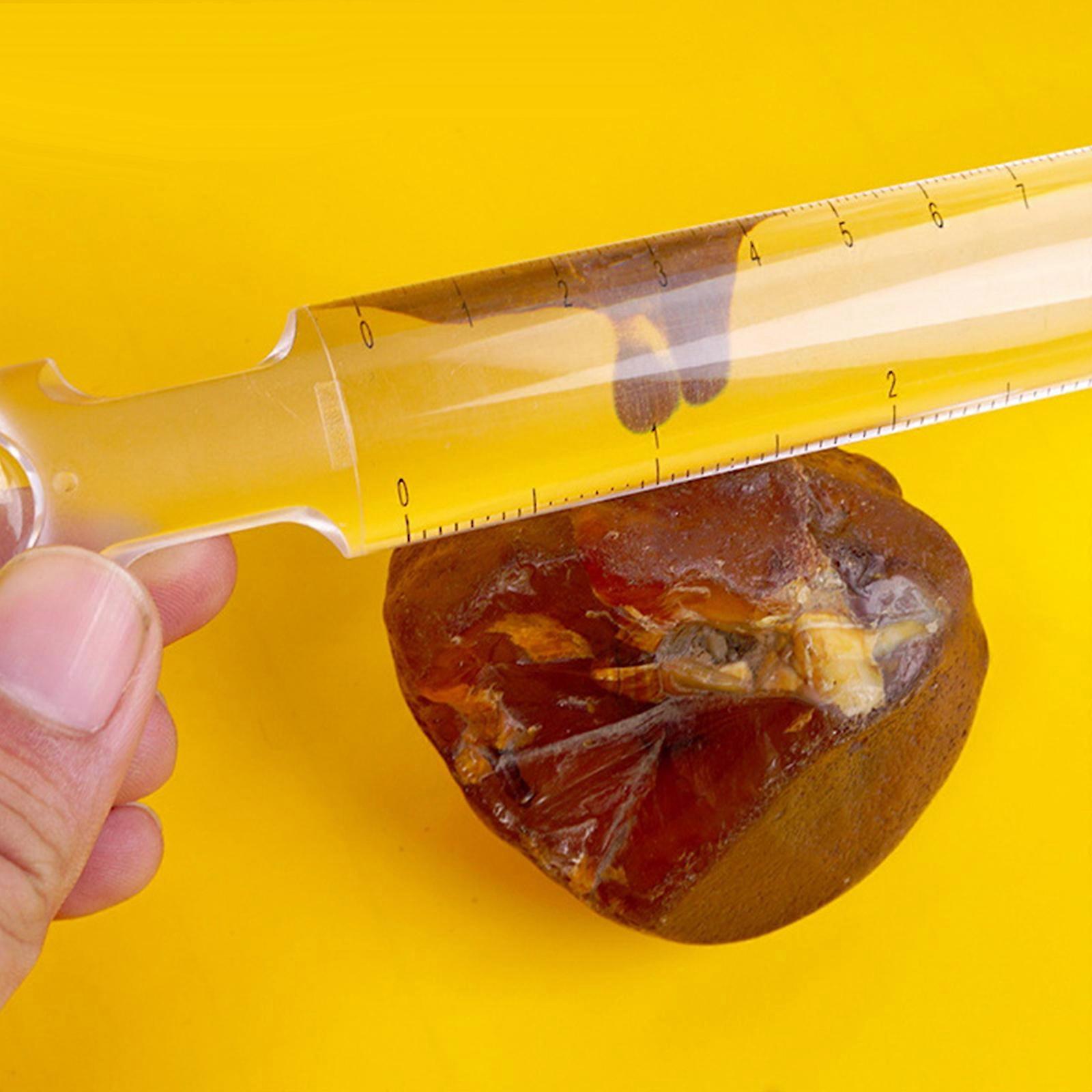 2 in 1 10x Magnifying Bar 6-Inch Data Processing Magnifying Ruler for ...