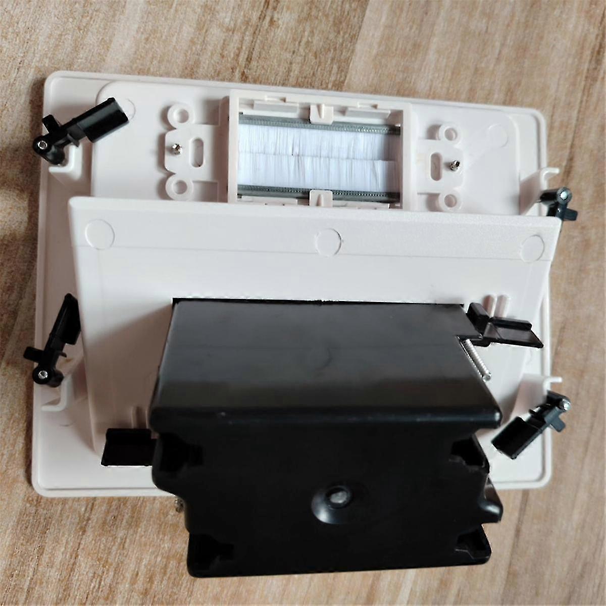 Recessed Outlet Box In Wall Cable Management Kit 15a 125v Hide Tv Power ...