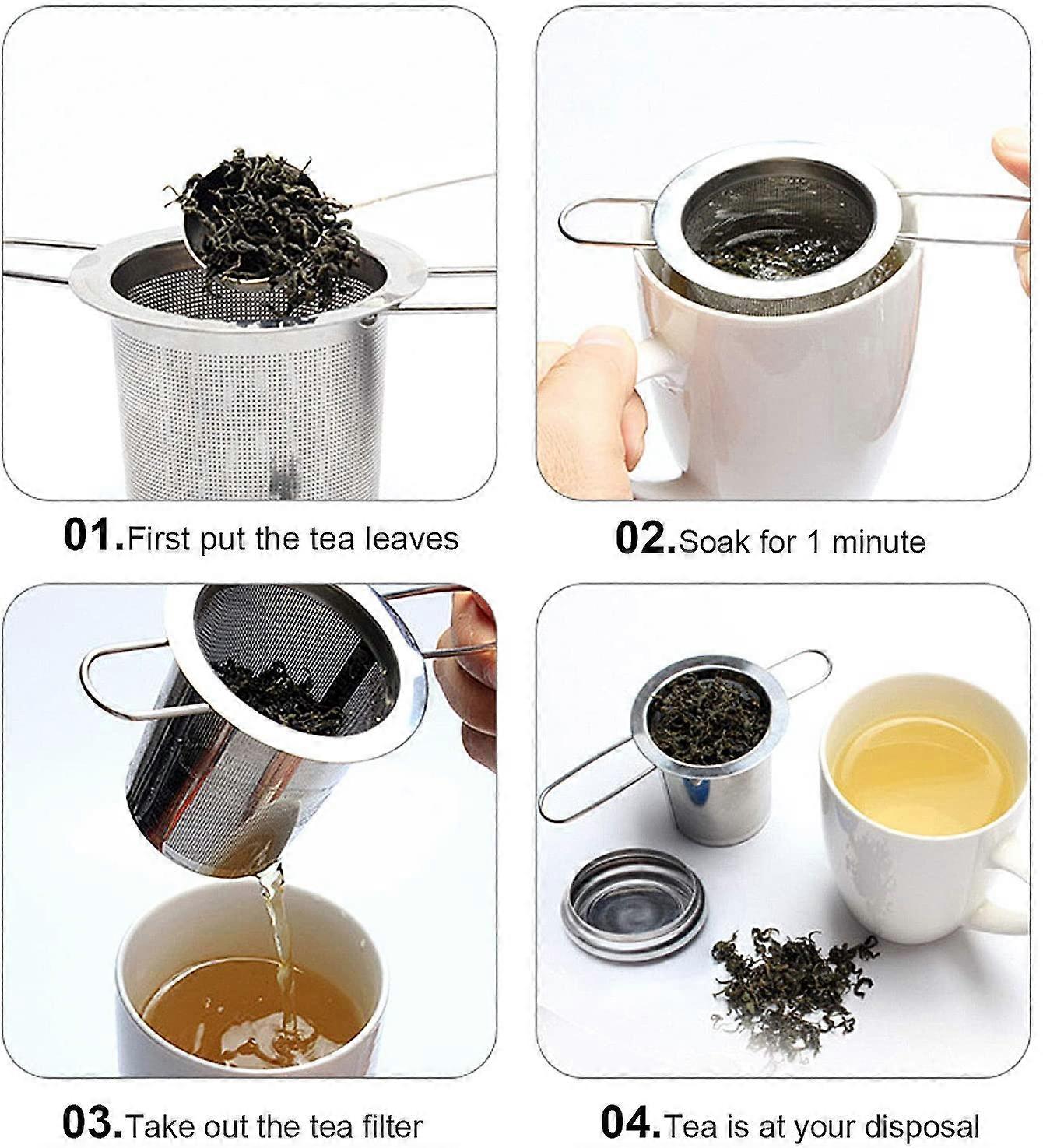 Tea Filter, Stainless Steel Tea Filter, Tea Strainer, Tea Infuser Tea ...