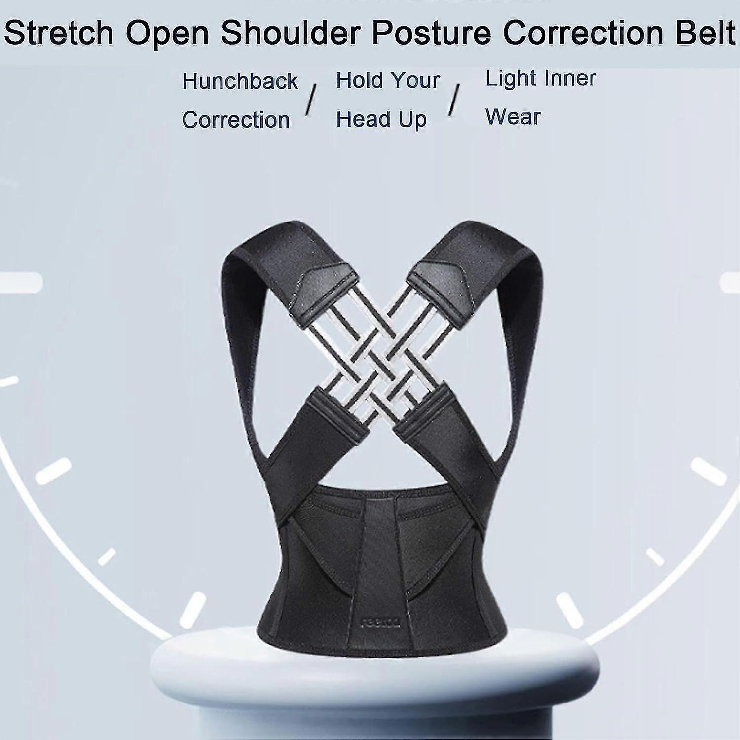 Adjustable Back Posture Belt Office Home Gym Unisex - Back Straightener ...