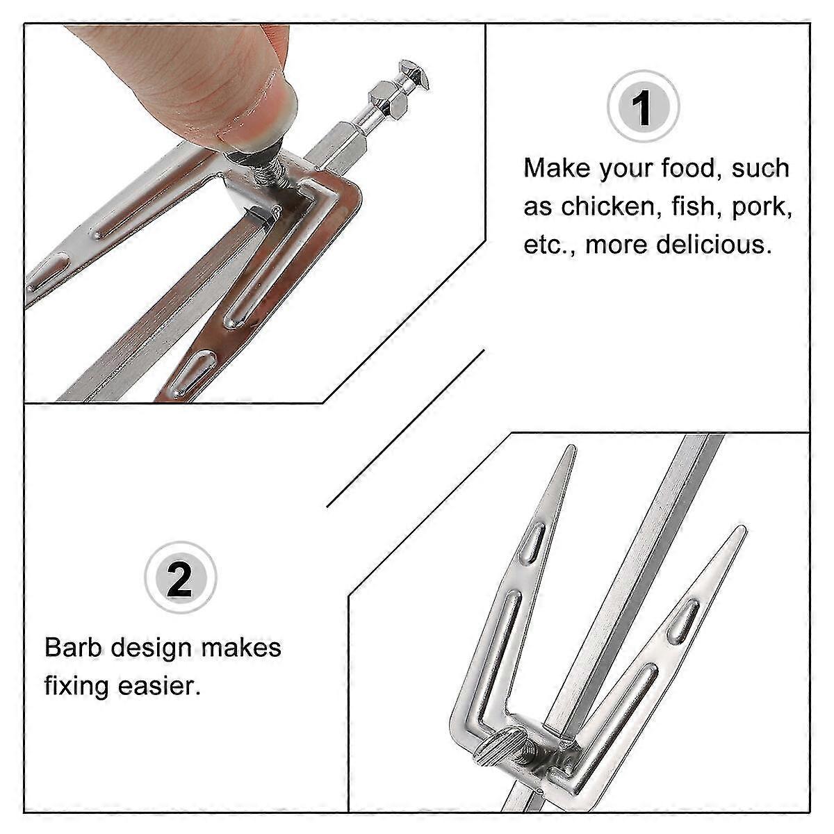 Stainless Steel Air Fryer Fork Universal Roast Chicken Fork Bbq Kitchen ...