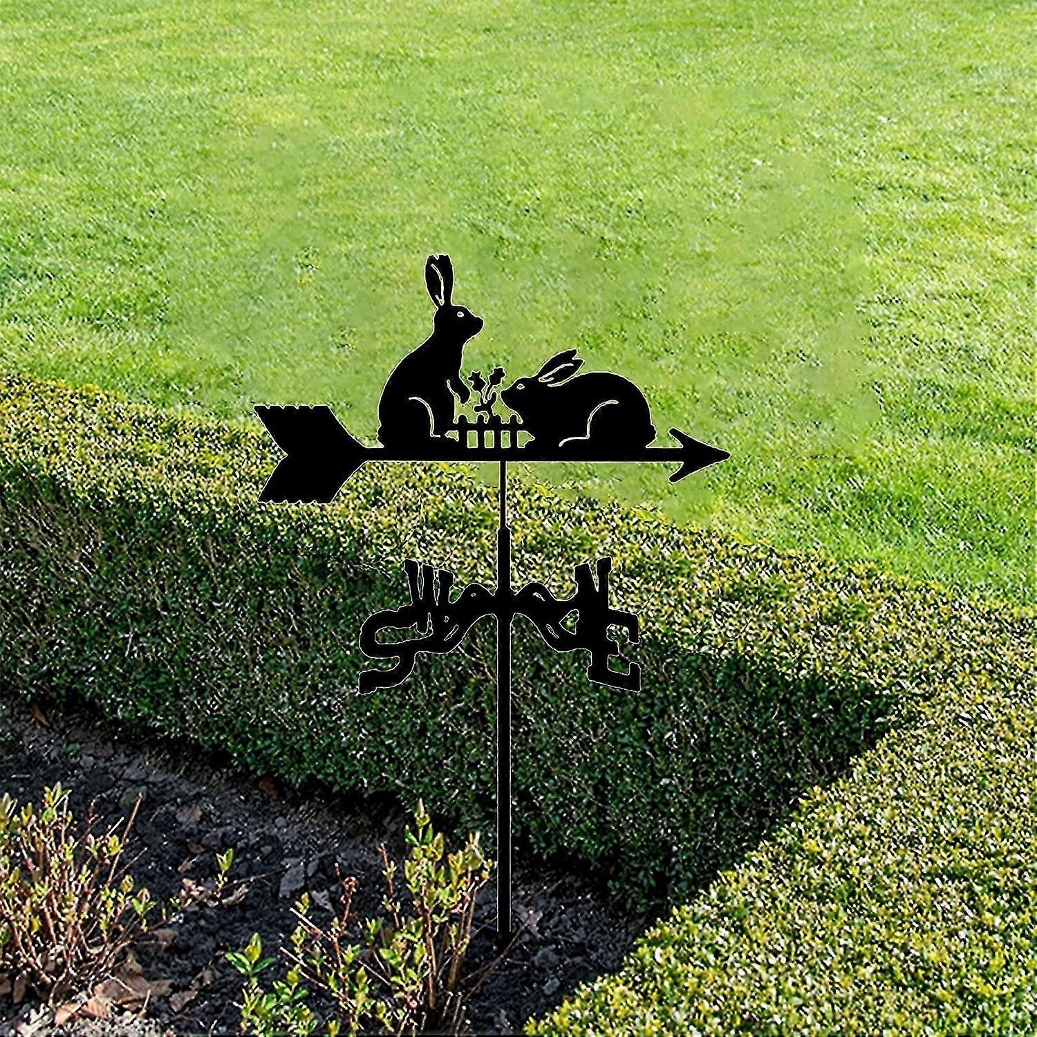 Weather Vane Rabbit Weather Vane For Roofs - Wind Direction Indicator ...