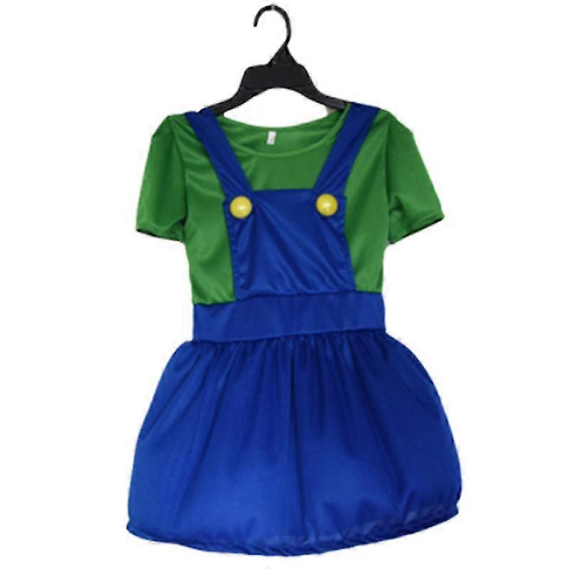 Luigi Costume Adult Kids Fancy Outfit Clothing | Fruugo UK