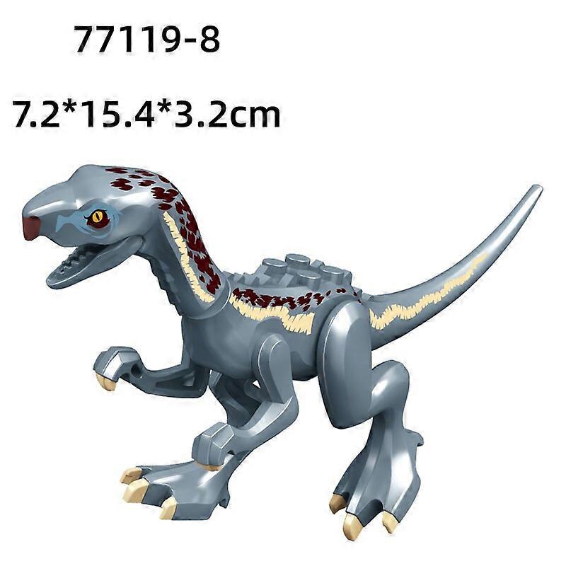 Assembled Block Toy Jurassic Mosasaurus Brutal Raptor Building Blocks ...