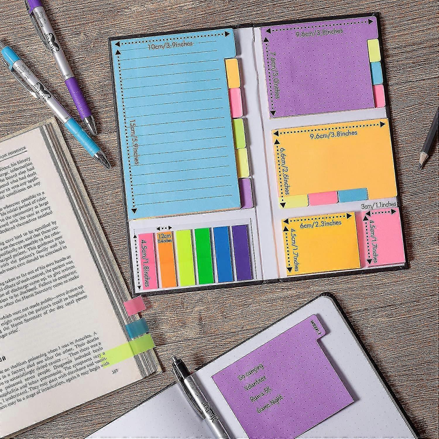 Post-it Set, Post-it Label, 410 Pieces, Separate Post-it Notes, School ...