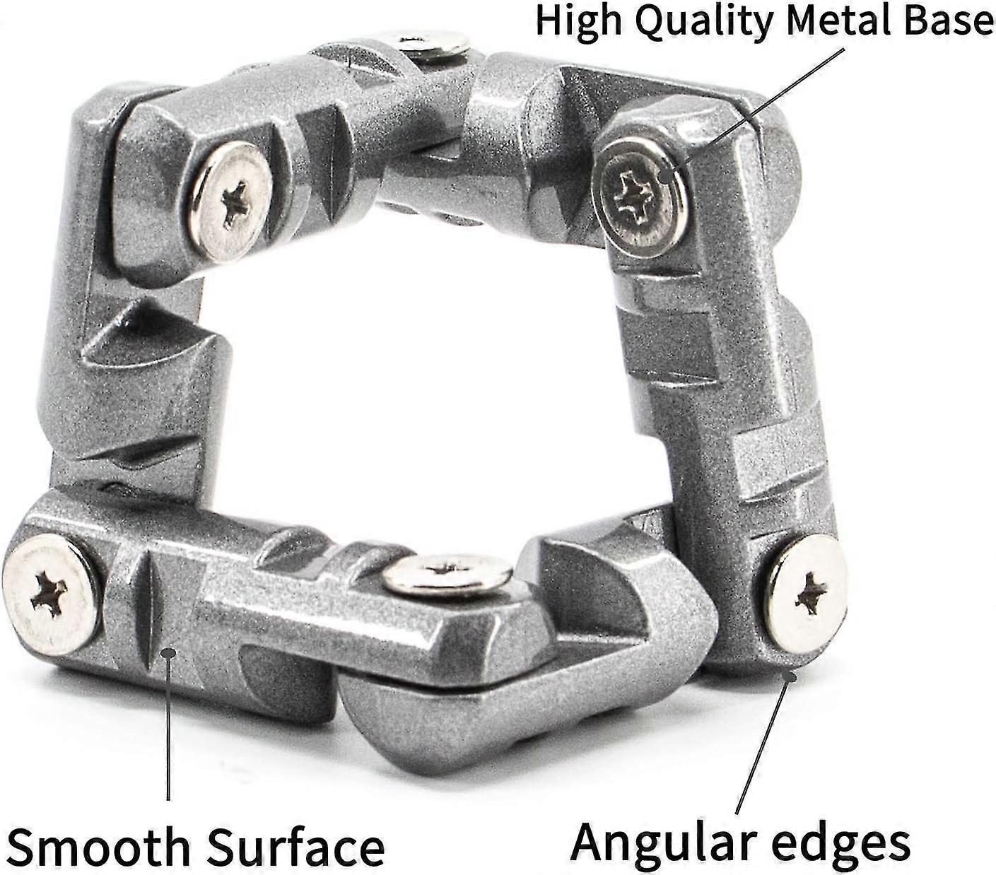 (gun Grey)infinite Flip Fidget Toys, Metal Triangles Sensory Hand ...