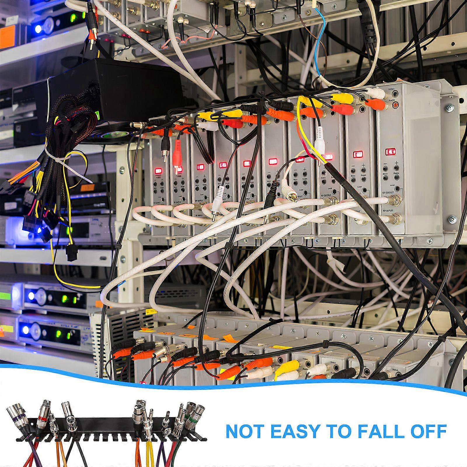 Slot Storage Rack Cable Holder Wire Storage Organizer Wall Mount Cable ...