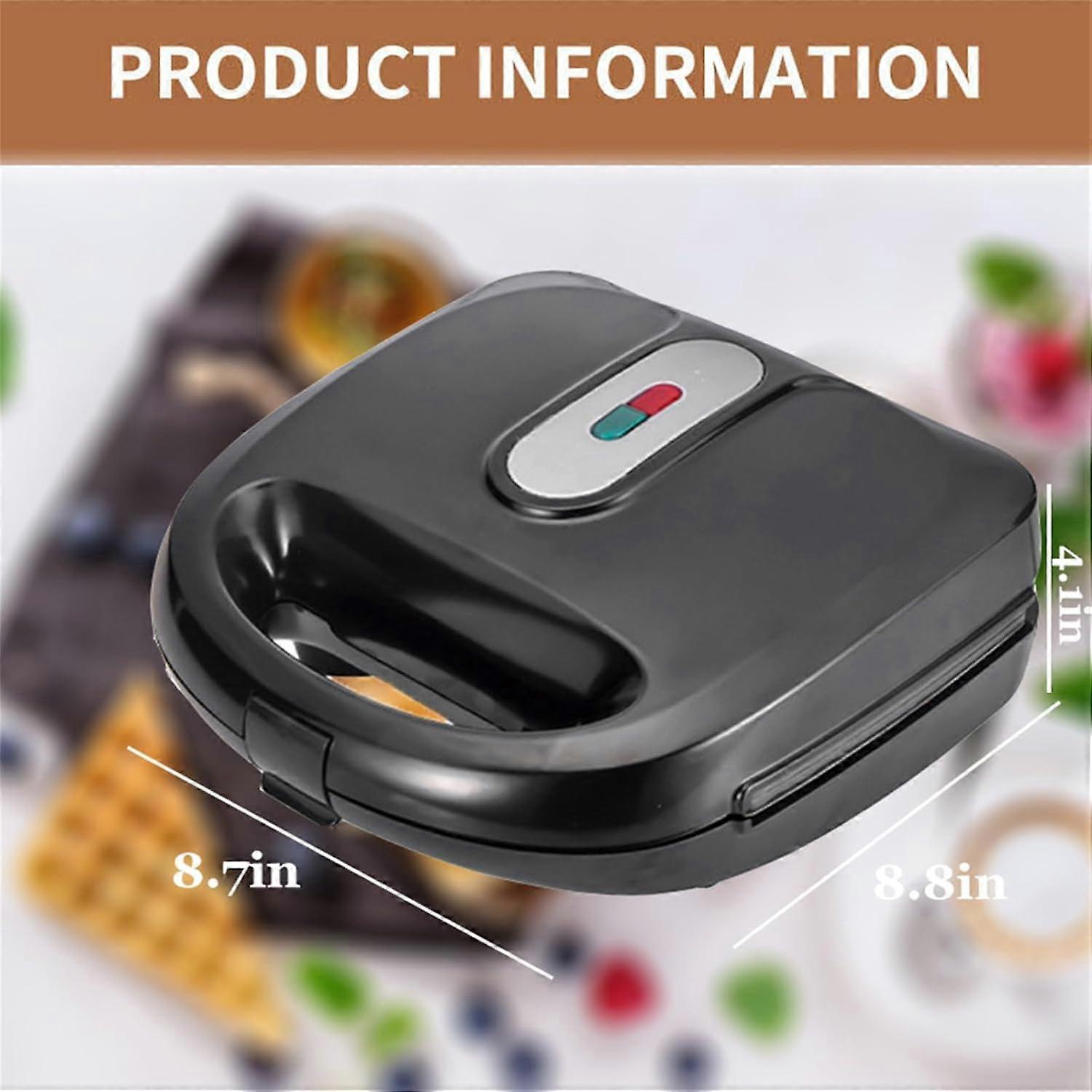 7 in 1 Waffle Maker with Removable Plates 750W Mini Donut Iron Maker ...