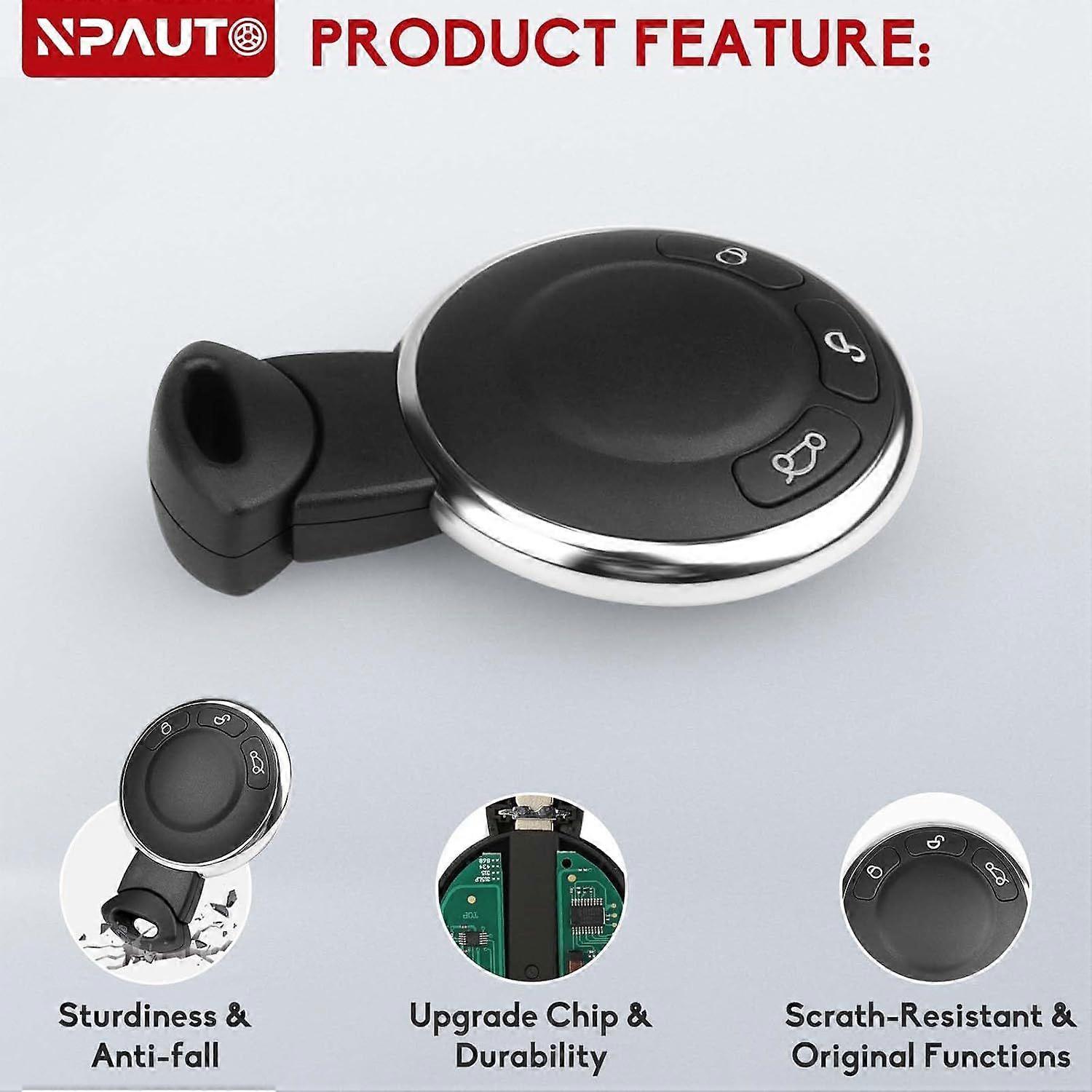 2025 Newest NPAUTO Key Fob Replacement for Mini Cooper 2007 2008 2009 ...