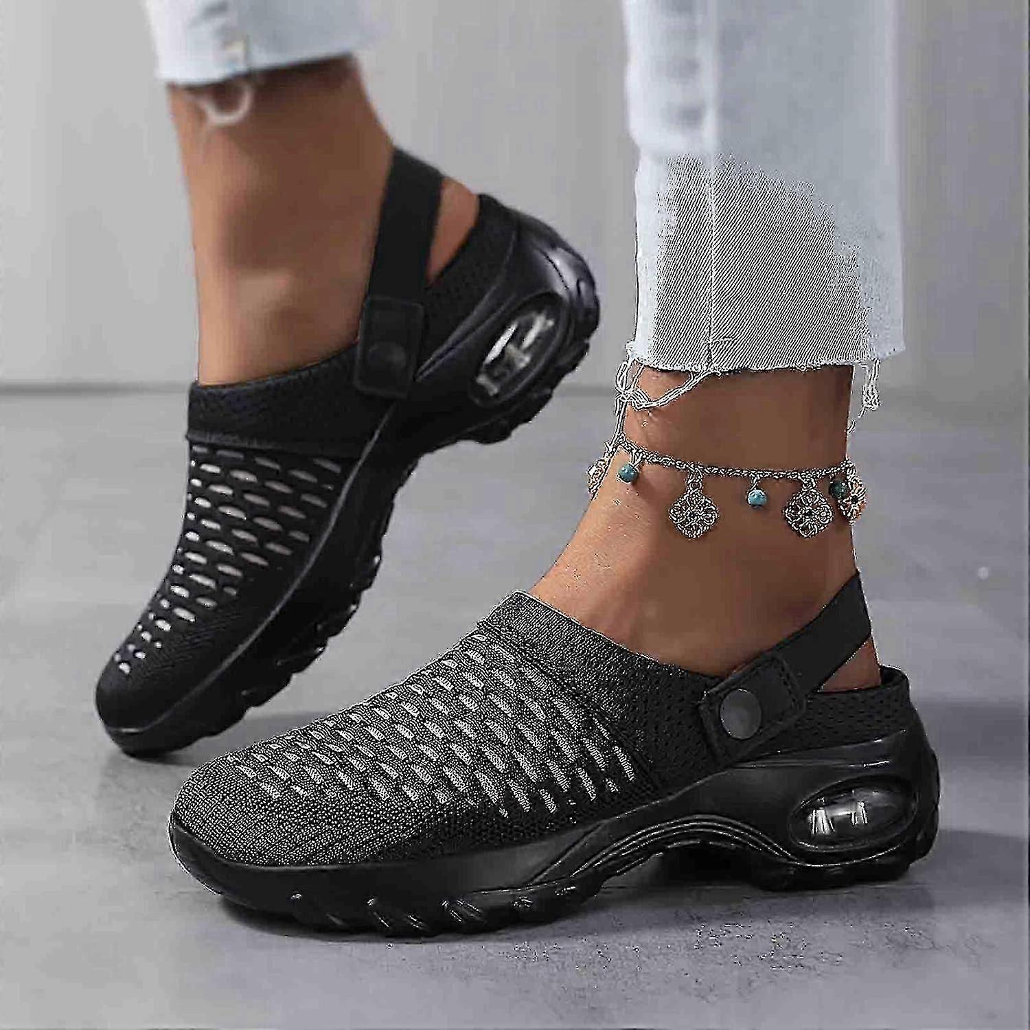 Women's Orthopedic Clogs with Air Cushion Support to Reduce Back and ...