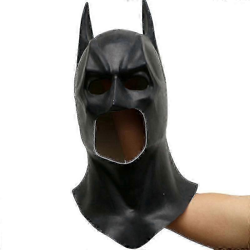 Batman Mask Latex Hood Cosplay Props For Kids Adults | Fruugo UK